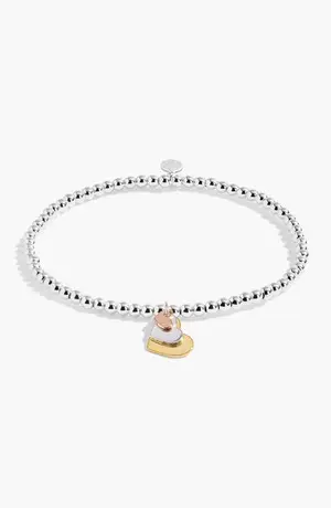 A LITTLES & CO Beaded Charm Bracelet