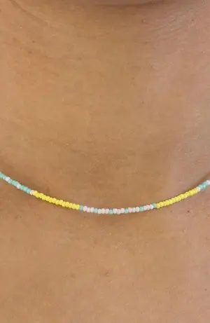 ERIN MCDERMOTT JEWELRY Ciao Bella Tiny Beaded Necklace
