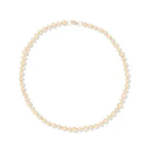 CAMPBELL + CHARLOTTE Revel Small Bead Necklace - Diamond- Gold