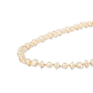 CAMPBELL + CHARLOTTE Revel Small Bead Necklace - Diamond- Gold