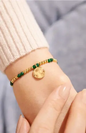 A LITTLES & CO Birthstone A Little Bracelet In Gold-tone Plating - May