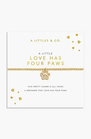 A LITTLES & CO A Little Charm Bracelet - Love Has Four Paws