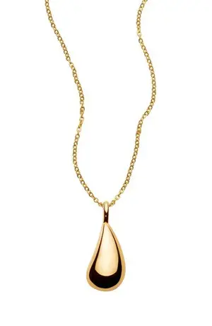 MADE BY MARY Gloss Pendant Necklace - Gold Vermeil