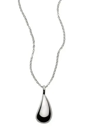 MADE BY MARY Gloss Pendant Necklace - Silver