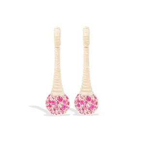 CAMPBELL + CHARLOTTE Revel Bobble Chandelier Earrings - Pink Sapphire