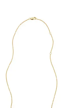 MADE BY MARY Hand-stamped Paw Print Disc Pendant Necklace - Silver