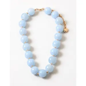 ERIN MCDERMOTT JEWELRY Skies Ahead Beaded Necklace - Blue