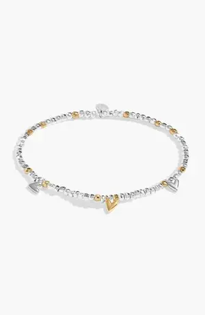 A LITTLES & CO Sparkle Confetti Bracelet - Metallic Silver