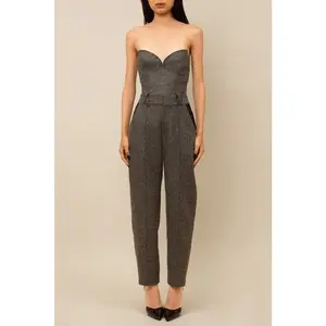 CONTESSA MILLS Tailored Wool Trouser - Grey