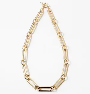 ERIN MCDERMOTT JEWELRY Lia Link Necklace - Gold
