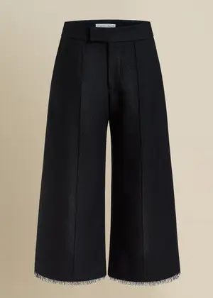 CONTESSA MILLS Salem Wide-leg Wool Trouser