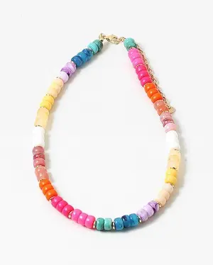 ERIN MCDERMOTT JEWELRY Resin Beaded Necklace - Multi