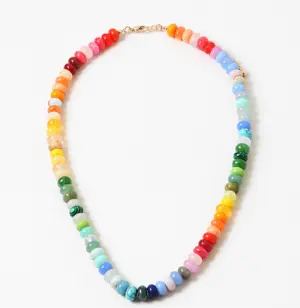 ERIN MCDERMOTT JEWELRY Gold Rainbow Necklace - Multi