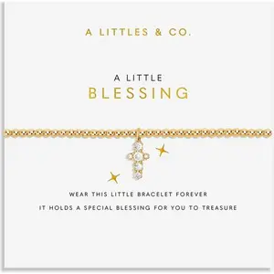 A LITTLES & CO Faith A Little Bracelet - Metallic Gold