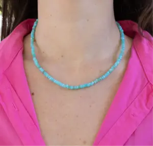 ERIN MCDERMOTT JEWELRY Amalfi Turquoise Dreaming Necklace - Blue
