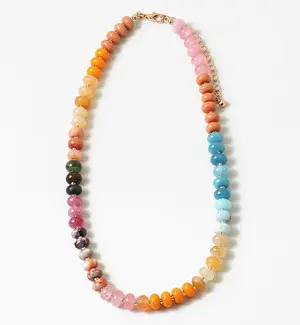 ERIN MCDERMOTT JEWELRY Summer In Paris Gemstone Necklace - Multi
