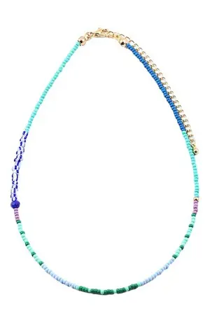ERIN MCDERMOTT JEWELRY Riptide Tiny Beaded Necklace - Multi