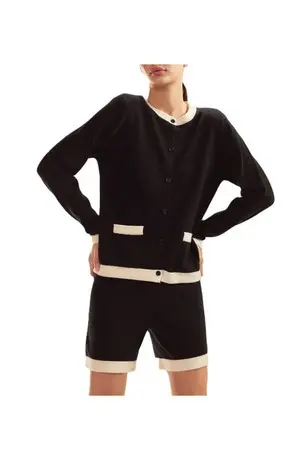 Cynthia Rowley Wool Cashmere Two Tone Shorts