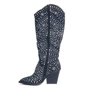 LAUREN LORRAINE Tall Embellished Boots