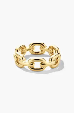 Mejuri Stevie Link Ring - 18k Gold Vermeil