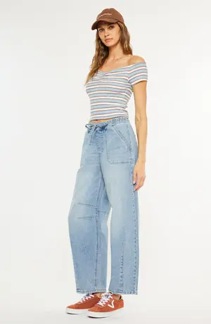 KANCAN Starlet Ultra High Rise Horseshoe Jeans