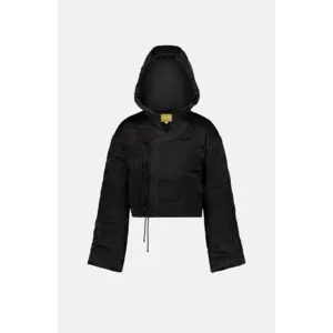 SAEMDI Embroidered Padded Jacket - Black