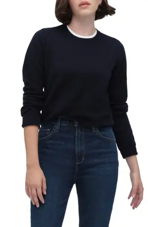 FAVORITE DAUGHTER Cashmere Crewneck Sweater
