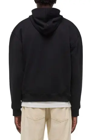 Helmut Lang Stencil Logo Graphic Hoodie - Black