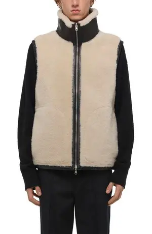 Helmut Lang Reversible Shearling Vest