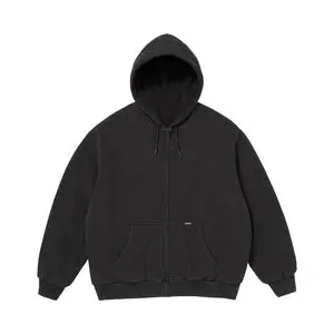 Supreme Reversible Zip Up Hooded Sweatshirt - Black