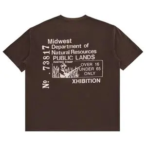 XHIBITION Public Lands T-shirt - Brown