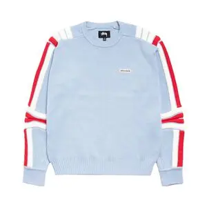 StÜssy Moto Knit Sweater - Blue