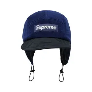 Supreme Polartec Earflap Camp Cap Blue