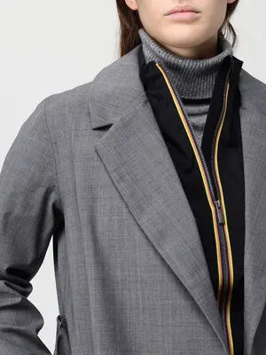 K-WAY Belted Coat - Grey
