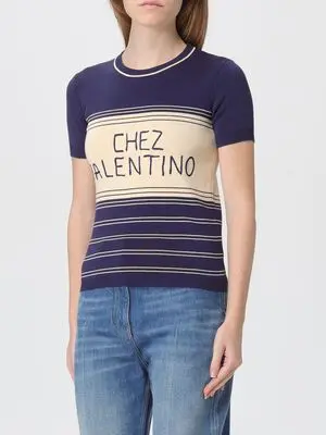 Valentino Garavani Striped Knit Top