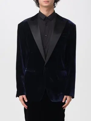 Dsquared2 Dsquared2 Velvet Blazer Blue