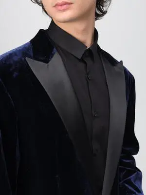 Dsquared2 Velvet Blazer - Blue
