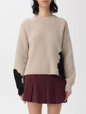 Pinko Ribbed Lace Sweater