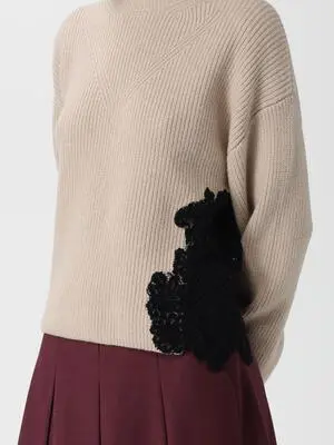 Pinko Ribbed Lace Sweater
