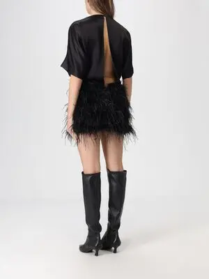 Pinko Feathered Mini Dress