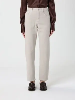 Brunello Cucinelli Straight Leg Jeans - Ivory