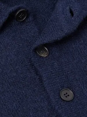 Thom Sweeney Brushed Cashmere-blend Polo Shirt