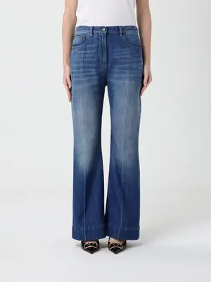 Valentino Garavani Wide Leg Jeans - Blue