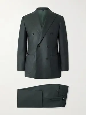 Thom Sweeney Double-breasted Wool Suit