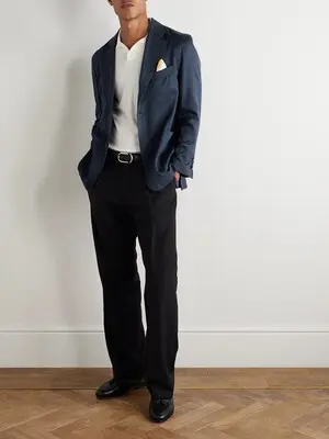 Rubinacci Silk-twill Blazer