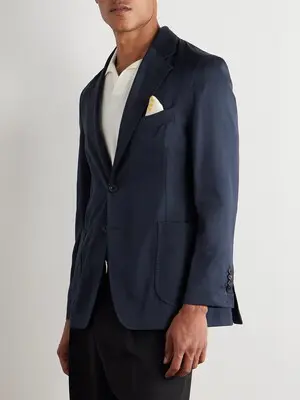 Rubinacci Silk-twill Blazer