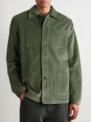 Sid Mashburn Cotton-corduroy Overshirt