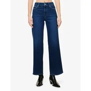 Paige Arellia Barrel-leg Stretch-denim Jeans - Dwell