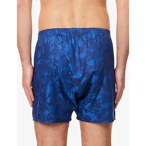 Derek Rose Paris Patterned Cotton Boxer Shorts