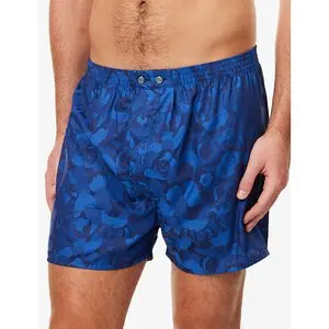 Derek Rose Paris Patterned Cotton Boxer Shorts